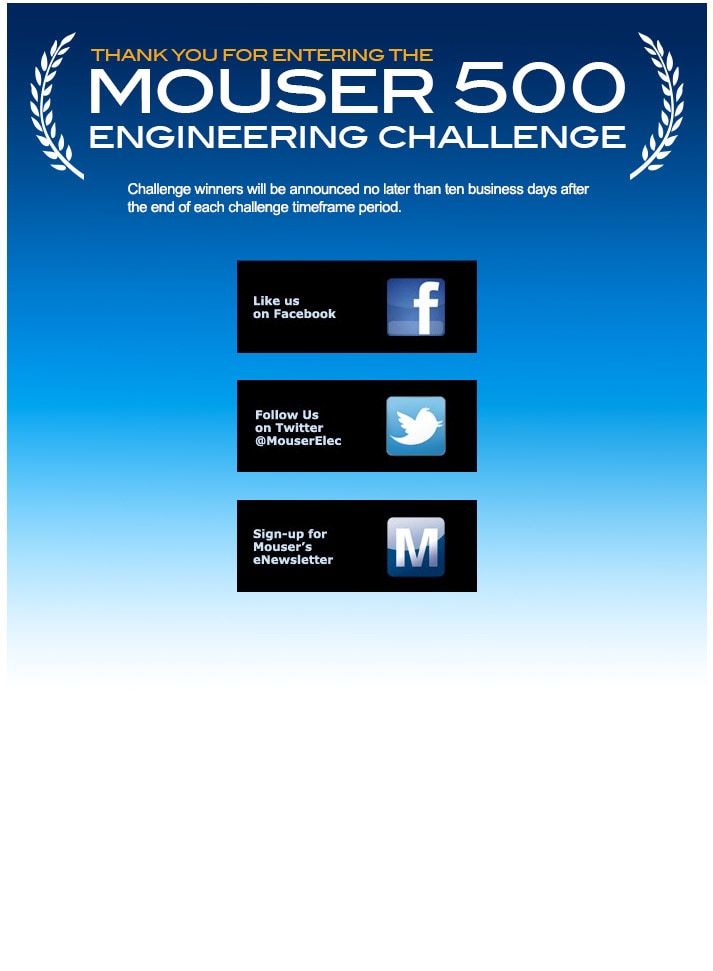 Mouser 500 Engineering Challenge