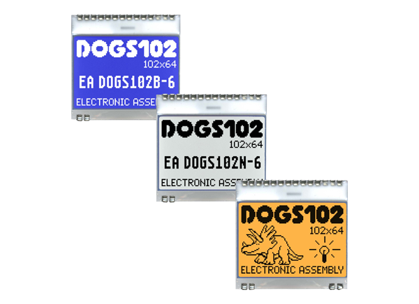 EA-DOGS102 Graphic LCDs - DISPLAY VISIONS | Mouser
