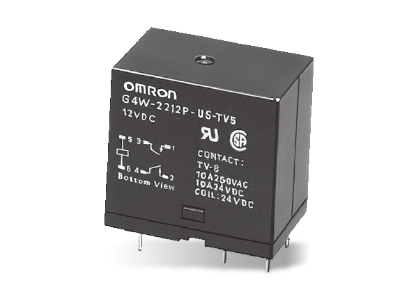 G4W PCB Power Relays - Omron Electronics | Mouser