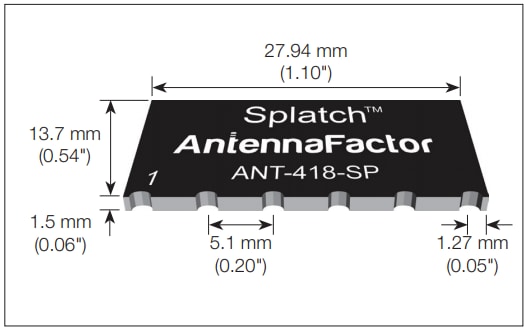 SP Series Splatch® Antenna - Linx | Mouser