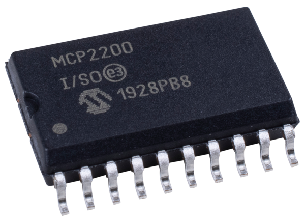 MCP2200 USB 2.0 to UART Protocol Converter - Microchip Technology | Mouser