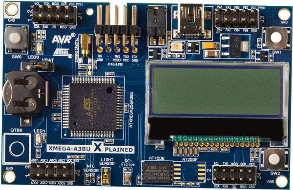 AVR® XMEGA™ Microcontroller Evaluation Kit - Microchip Technology | Mouser