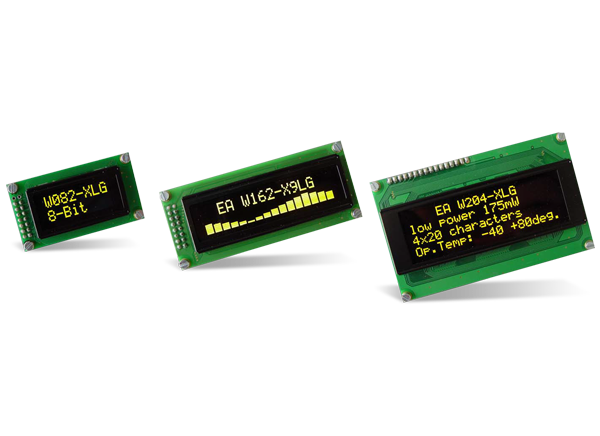 OLED Displays with 4- & 8-bit Controllers - DISPLAY VISIONS | Mouser
