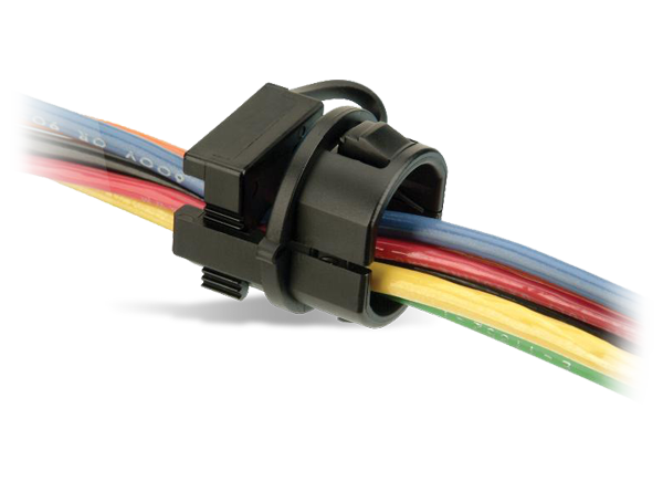 Removable Snap-In Ratcheting Strain Reliefs - Heyco | Mouser