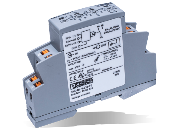 EMD-BL Compact Monitoring Relays - Phoenix Contact | Mouser