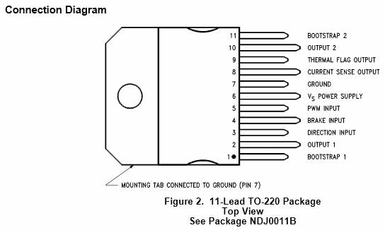 LMD18200 3A, 55V H-Bridge Driver - TI | Mouser