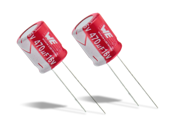 WCAP-PT5H Aluminum Polymer THT Capacitors - Würth | Mouser