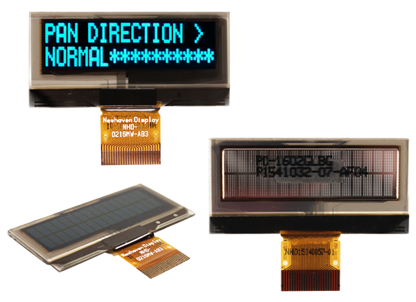 NHD-0216MW-AB3 Character OLED Glass Display - Newhaven | Mouser
