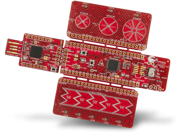 CY8CKIT-145-40XX PSOC™ CapSense Prototyping Kit - Infineon Technologies | Mouser