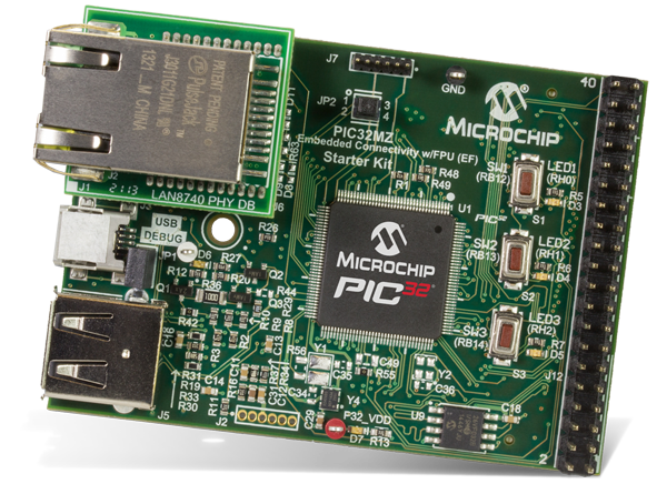 PIC32MZ Embedded Connectivity w/FPU Starter Kits - Microchip Technology ...