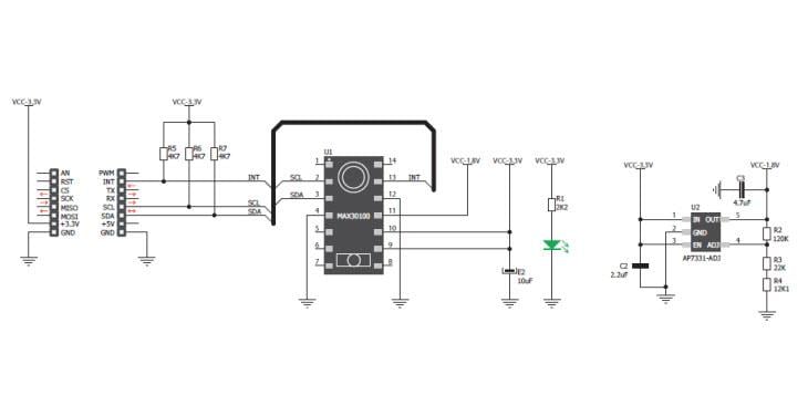 MIKROE-2000 Heart Rate click - Mikroe | Mouser