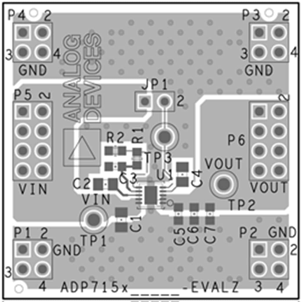 EVAL-ADP7156 Eval Board for ADP7156 LDO Regulator - ADI | Mouser