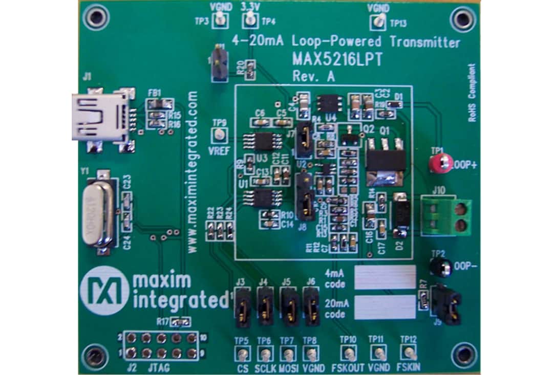 MAX5216LPTEVKIT Evaluation Kit - Analog Devices / Maxim Integrated | Mouser