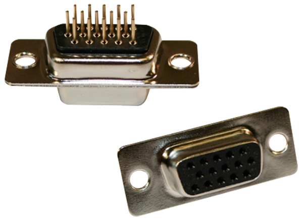 High Density D-Sub Connectors - NorComp | Mouser