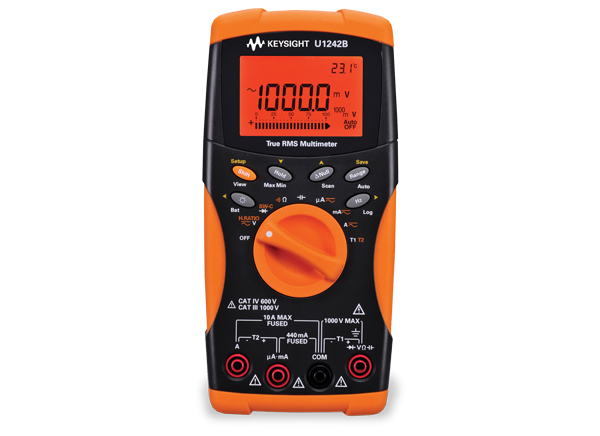 U1240B Series Handheld Digital Multimeters - Keysight Technologies | Mouser