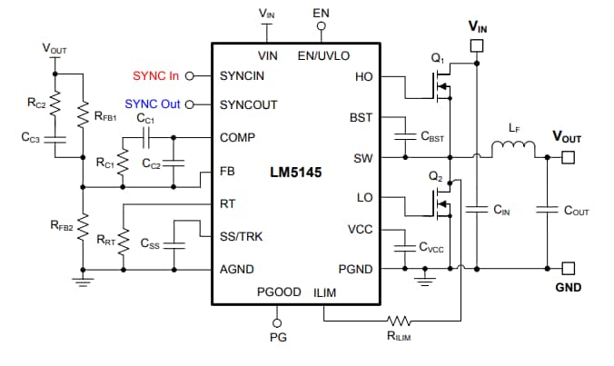LM5145-Q1 Synchronous Buck Controllers - TI | Mouser