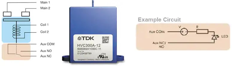 HVC High Voltage Contactors - EPCOS / TDK | Mouser