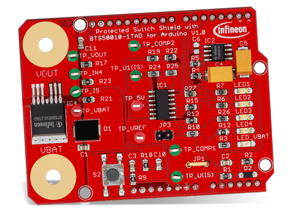 Arduino Compatible Shields - Infineon Technologies | Mouser