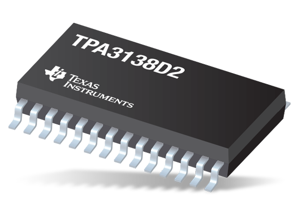 TPA3138D2 Stereo Class-D Speaker Amplifier - TI | Mouser