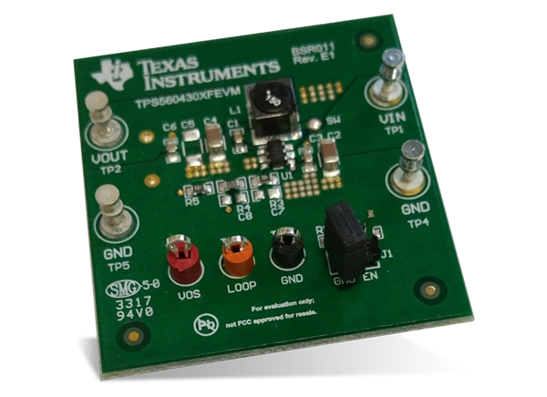 TPS560430XFEVM Evaluation Module (EVM) - TI | Mouser
