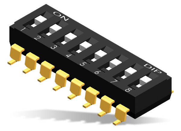 DM/DMR SMT DIP Switches - Diptronics | Mouser