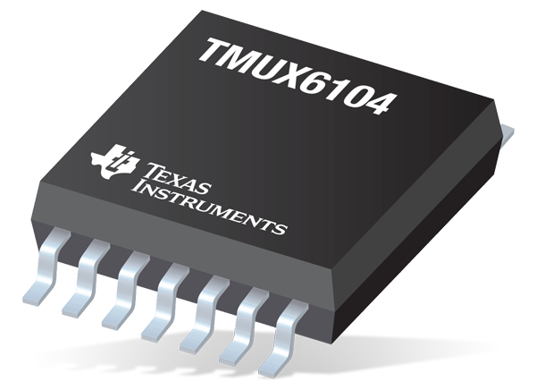 TMUX6104 4:1 Precision Analog Multiplexer - TI | Mouser