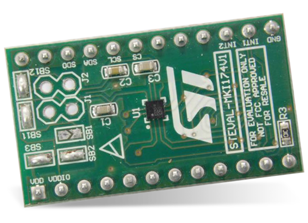 STEVAL-MKI174V1 LIS2DS12 Adapter Board - STMicro | Mouser