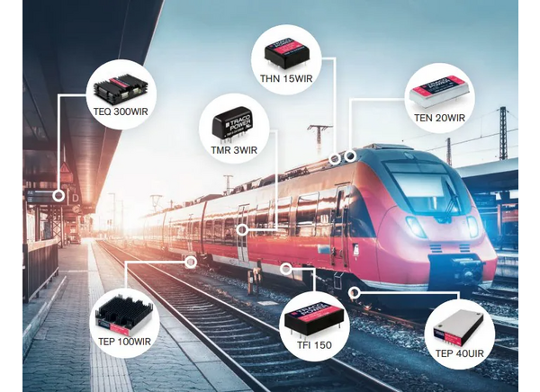 Railway & Transit Ruggedized DC/DC Converters - TRACO | Mouser