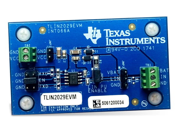 TLIN2029EVM LIN Transceiver Evaluation Module - TI | Mouser