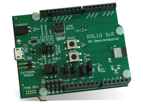 RSL10 SiP Evaluation Board (RSL10−SIP−001GEVB) - onsemi | Mouser