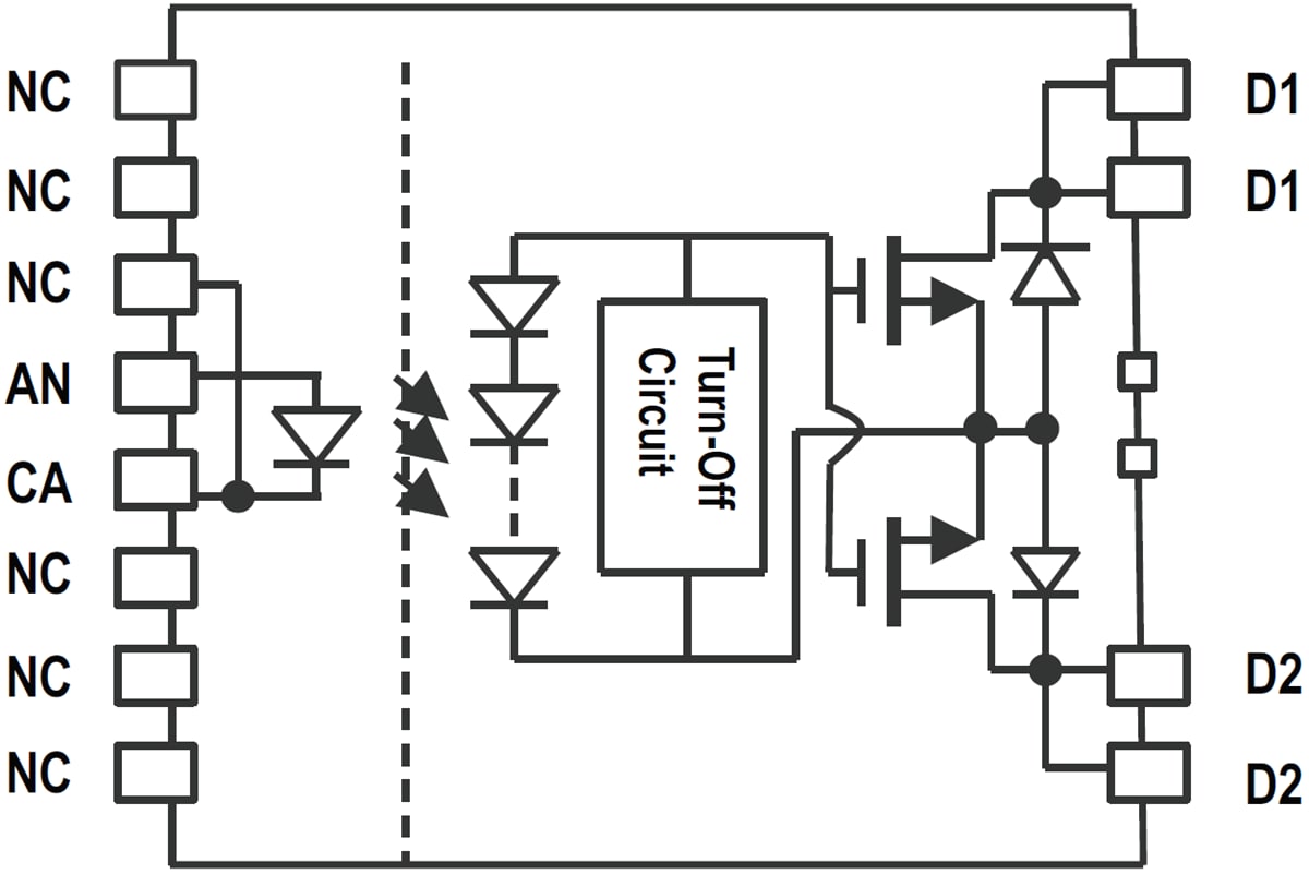 ASSR-601J 1 Form A Solid State Relays - Broadcom | Mouser