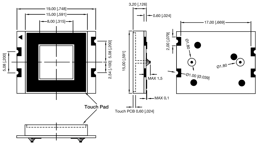 CSM Capacitive Touch Sensor Displays - VCC | Mouser