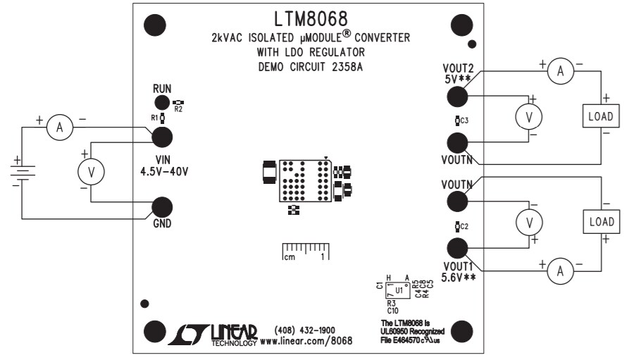 LTM8068 Demo Board DC2358A - ADI | Mouser