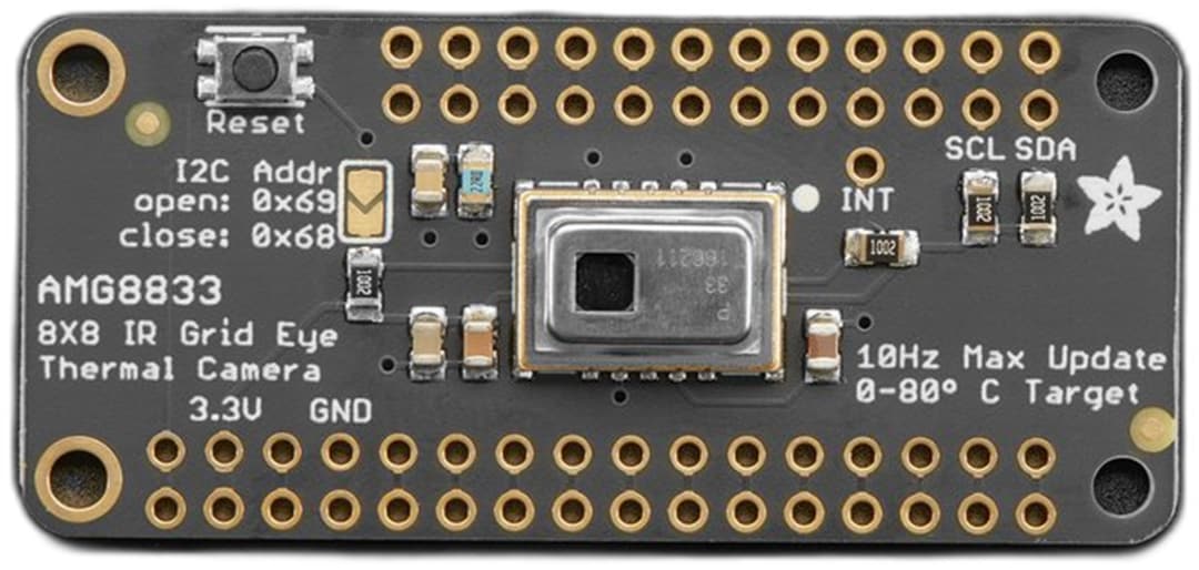 AMG8833 IR Thermal Camera FeatherWing - Adafruit | Mouser