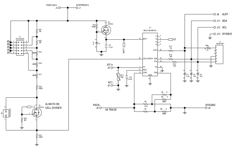 MAX17261XEVKIT / MAX17261GEVKIT Evaluation Kits - Analog Devices / Maxim Integrated | Mouser