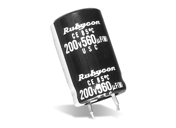 USC Snap-In Aluminum Electrolytic Capacitors - Rubycon | Mouser