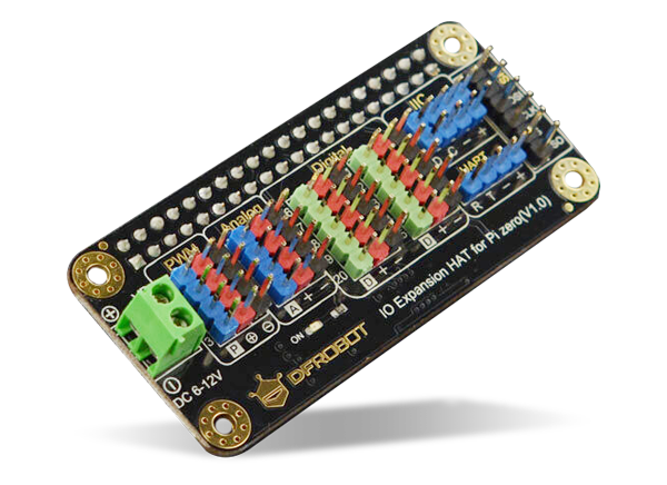 IO Expansion HAT for Raspberry Pi Zero & Zero W - DFRobot | Mouser