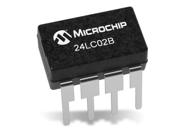 24AA02, 24LC02B, 24FC02 2K I2C Serial EEPROMs - Microchip Technology | Mouser