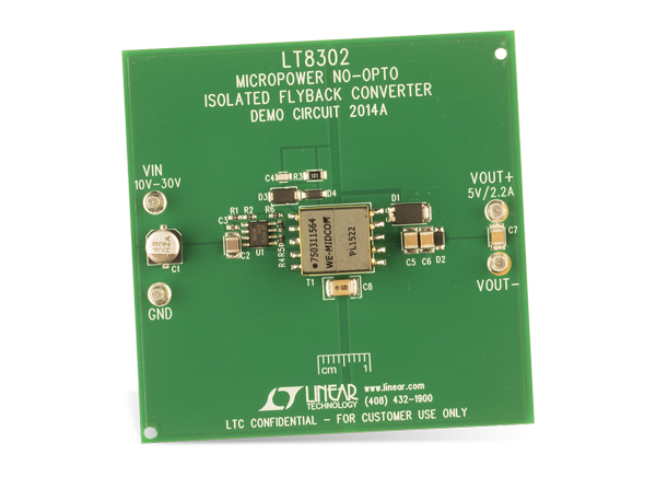 DC2014A, DC2821A, & DC2906A Demo for the LT8302 - ADI | Mouser