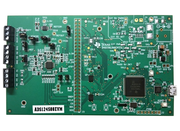 ADS124S08EVM Evaluation Module - TI | Mouser