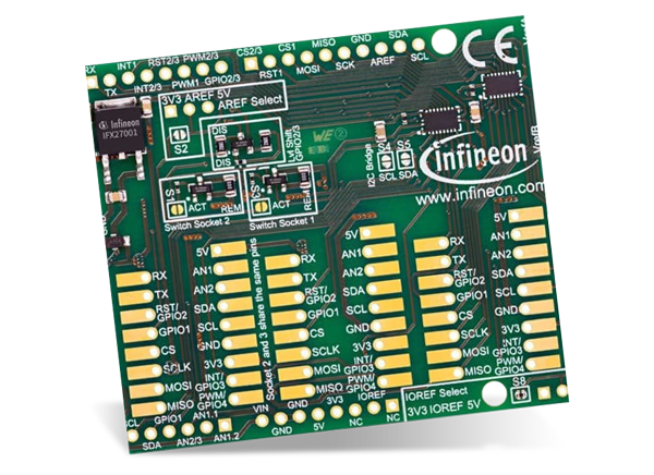 My IoT Adapter Shield2Go Adapter for Arduino - Infineon Technologies ...