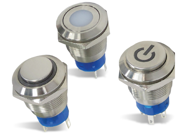 ATP Anti-Vandal Sealed Pushbutton Switches - C&K Switches | Mouser