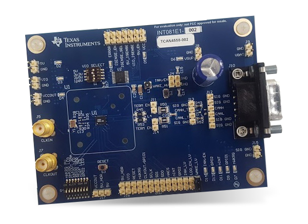 TCAN4550EVM Controller Evaluation Module (EVM) - TI | Mouser