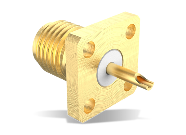 SMA Panel Mount Receptacles - Amphenol RF | Mouser