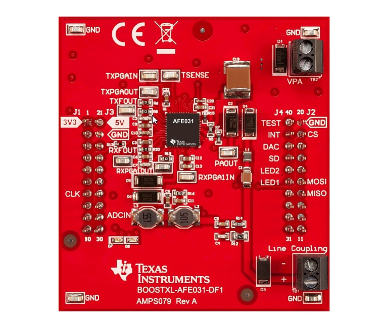 BOOSTXL-AFE031-DF1 SunSpec-Compatible BoosterPack™ - TI | Mouser