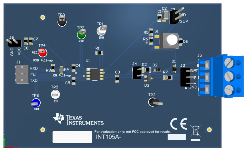 TLIN1021DEVM Evaluation Module - TI | Mouser