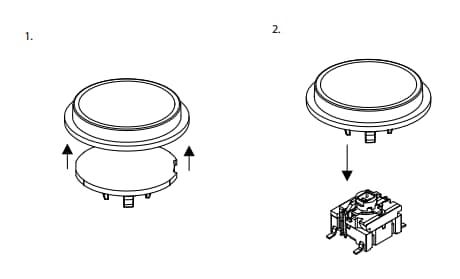 10C Round Caps for Multimec 5G Tactile Switches - Apem | Mouser