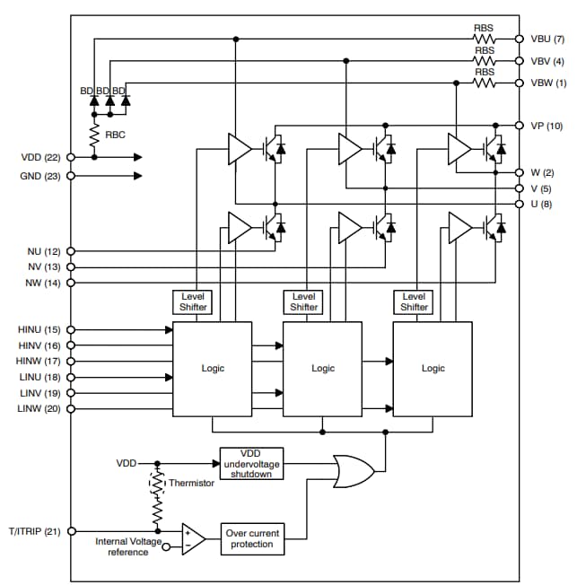 STK544UC63K-E Intelligent Power Module (IPM) - onsemi | Mouser