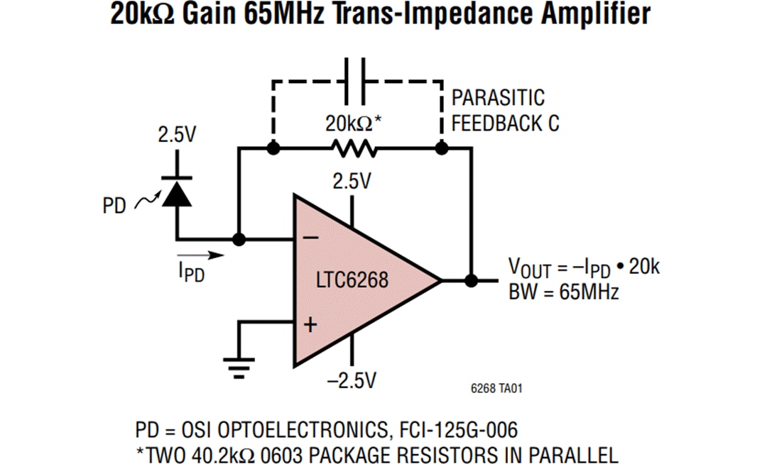 LTC6268 & LTC6269 Op Amps - ADI | Mouser