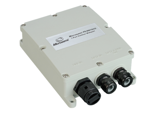 PD-9501GCO IP67 Single-Port PoE Midspan - Microsemi | Mouser